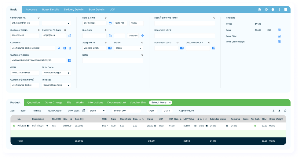 Sales & Order Management | Expand smERP